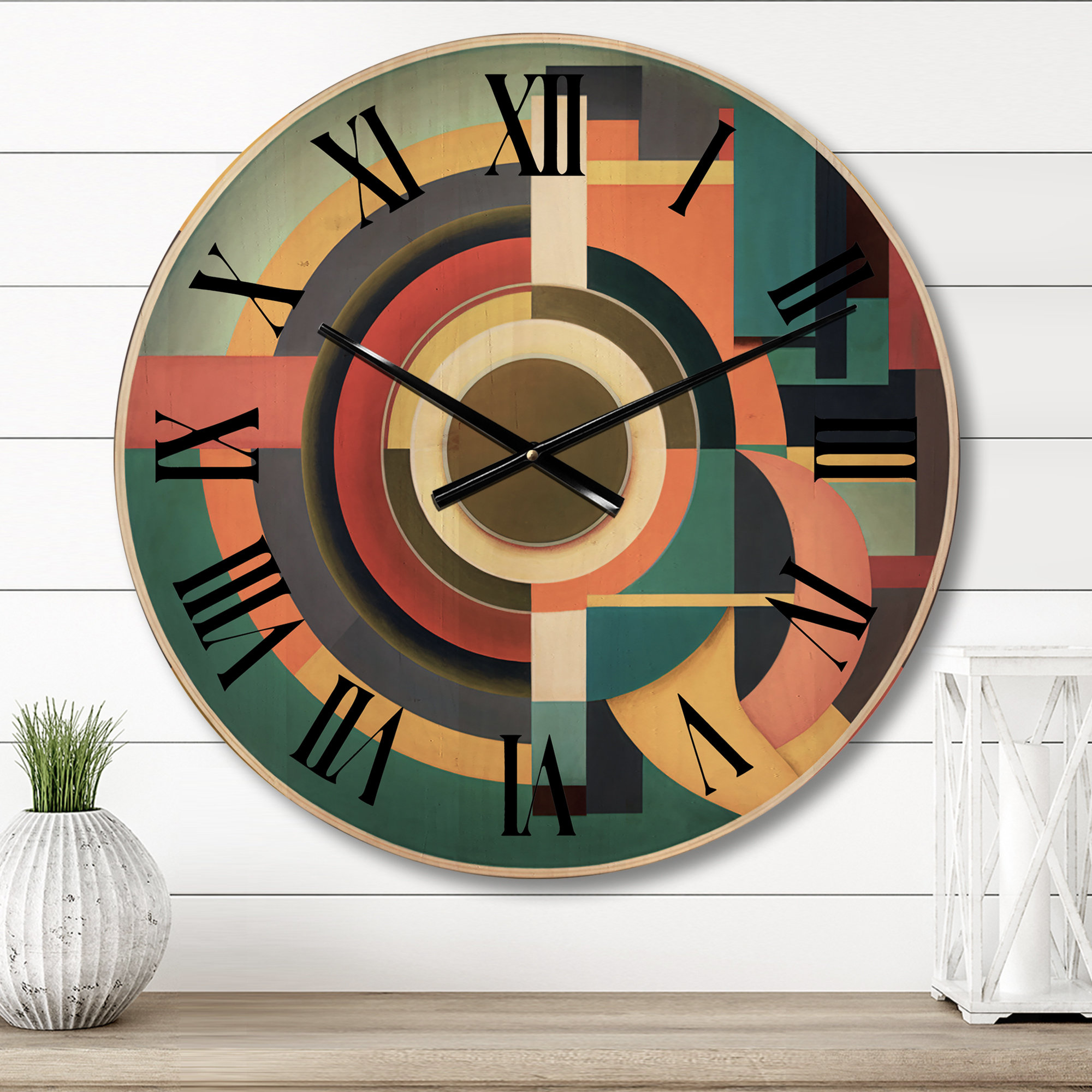 East Urban Home Midcentury Vintage Circular Visions V - Modern ...