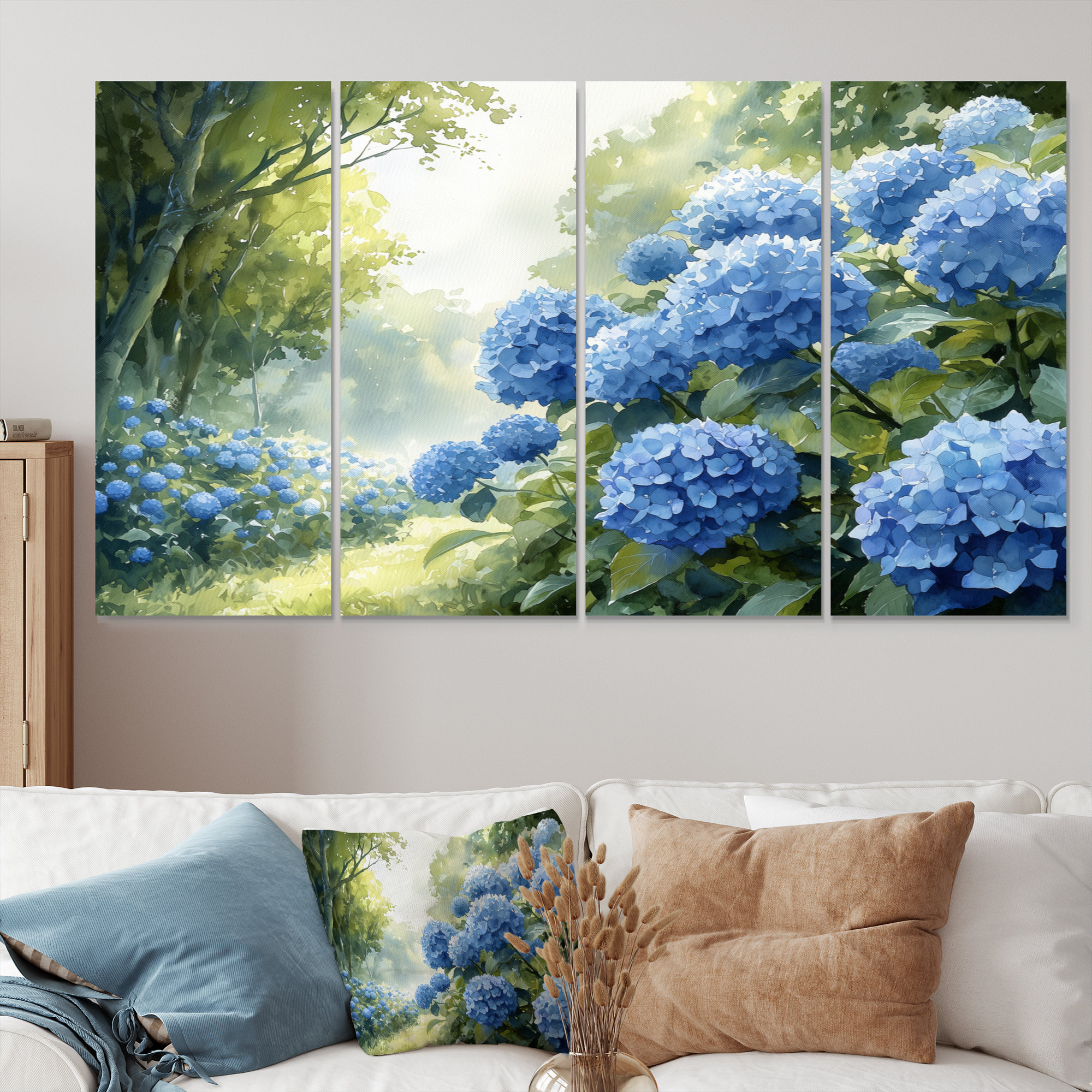 Lark Manor™ Hydrangeas In The Orchard - Hydrangea Wall Decor ...