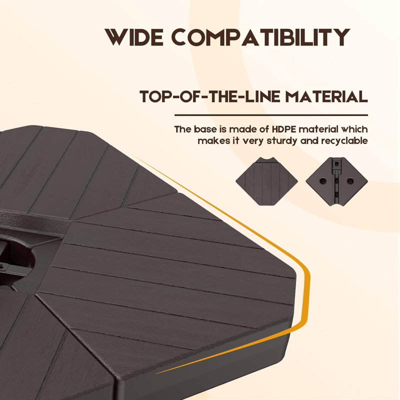 PASAMIC 340 Lb. Plastic Umbrella Base | Wayfair