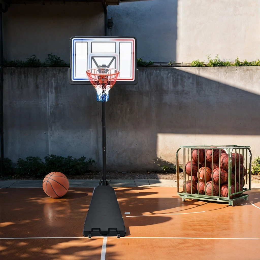 Harmony Edge Adjustable Height 43.31'' W Rust Resistant Metal Portable ...