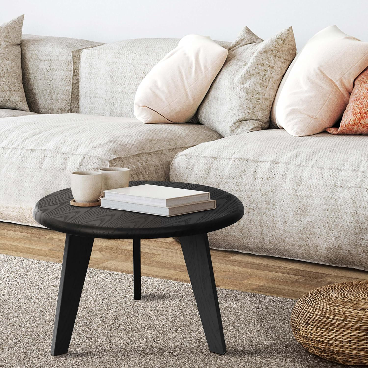 George Oliver Galena Mid Century Modern Farmhouse Round Nesting ...