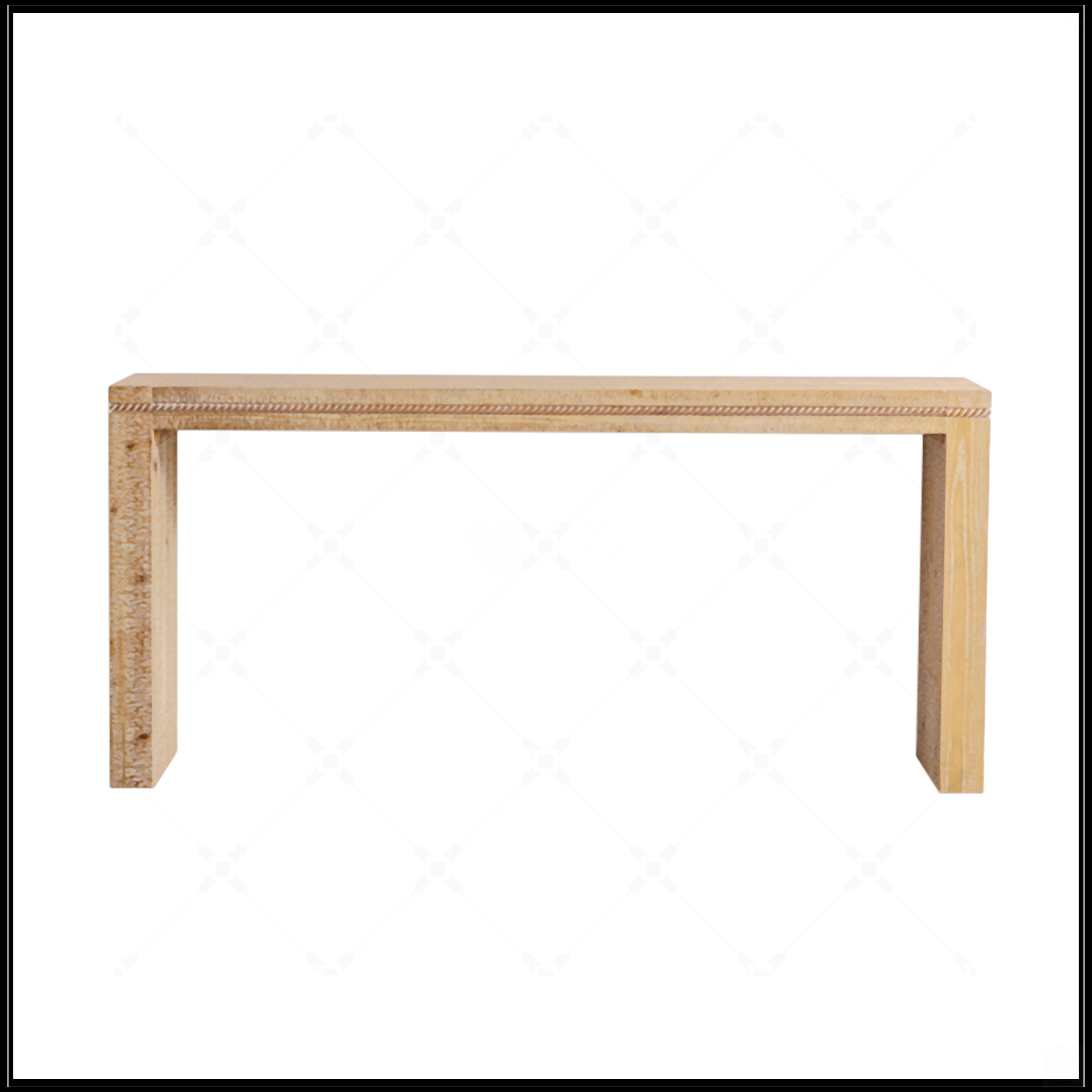 August Grove® Solid Wood Console Table For Living Room, Long Sofa Table ...