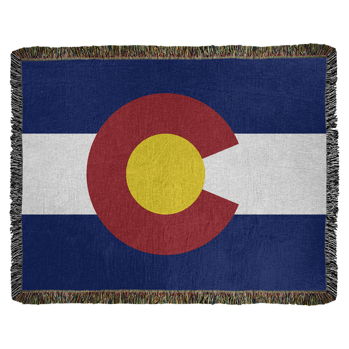 ArtVerse Katelyn Smith Colorado Flag Cotton Throw - Wayfair Canada