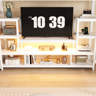 Isabelle & Max™ Metal Loft Bed With Tv Cabinet, Stairs & Wardrobe ...