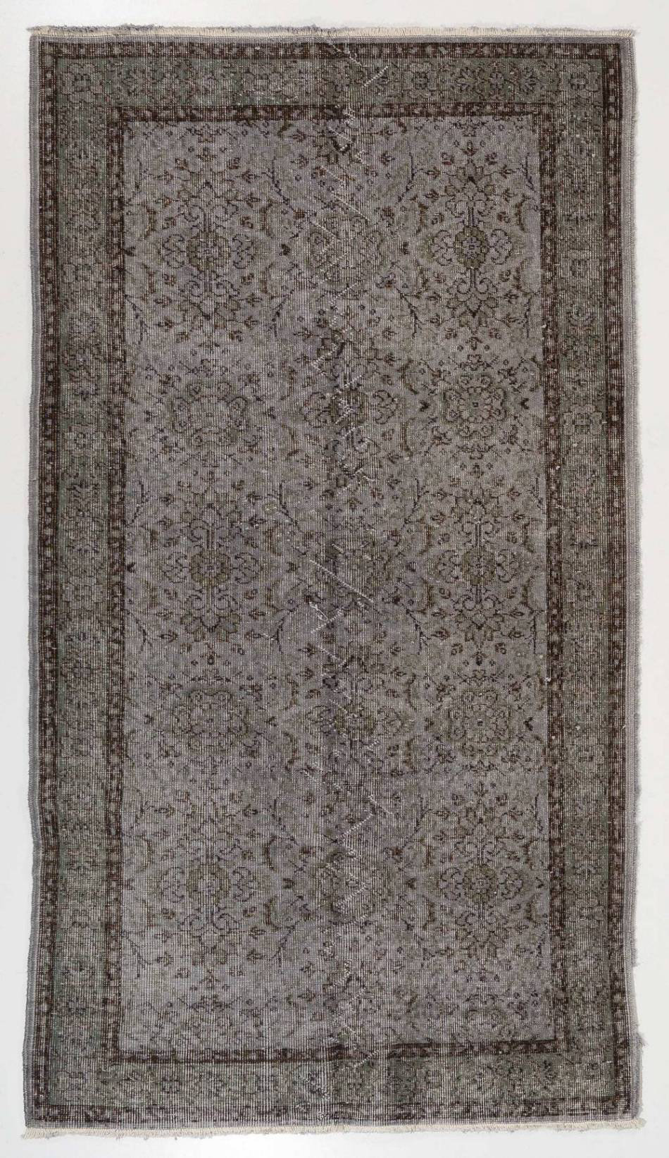 Williston Forge 4x7 Ft Modern Handmade Upcycled Turkish Rug in Gray ...