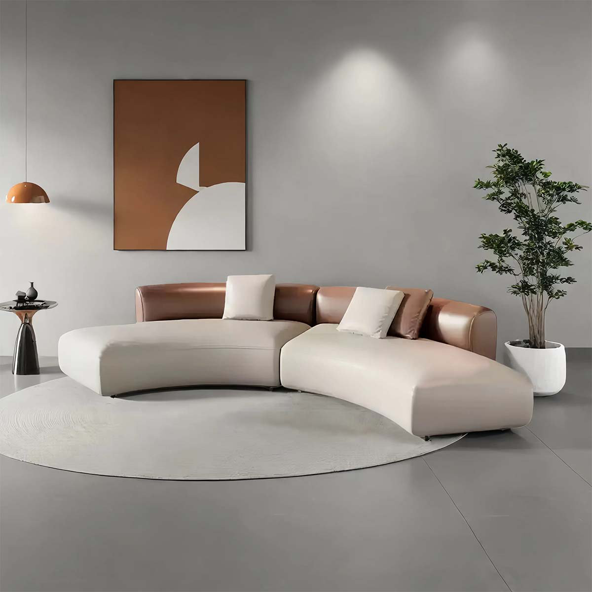 Orren Ellis Arc-shaped rest area sofa combination | Wayfair