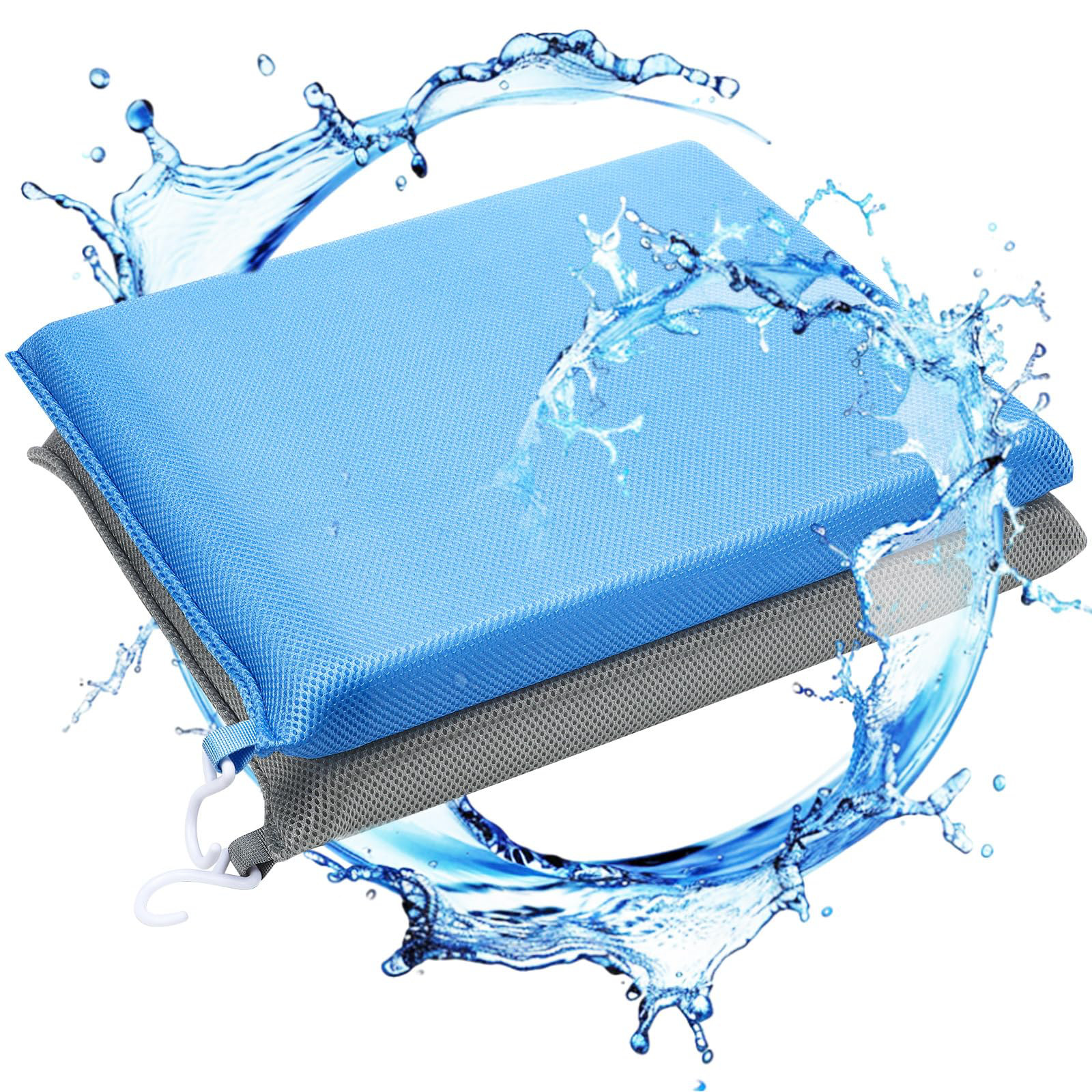 shuoli 2 Pcs Shower Seat Cushion Soft Mesh Fabric Bathtub Chair Pad ...