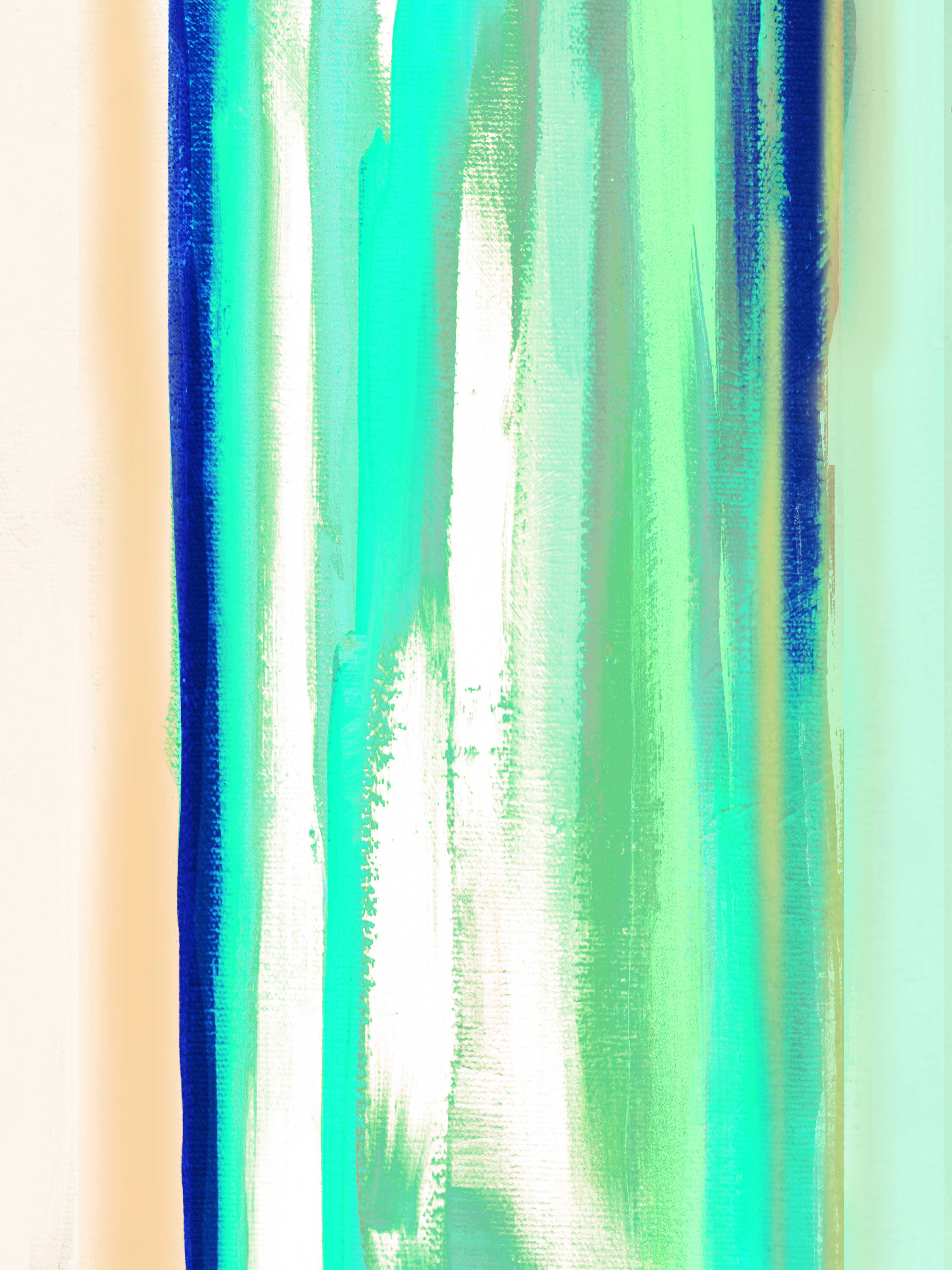 Orren Ellis Cool Abstract Brushed - Wrapped Canvas Print | Wayfair