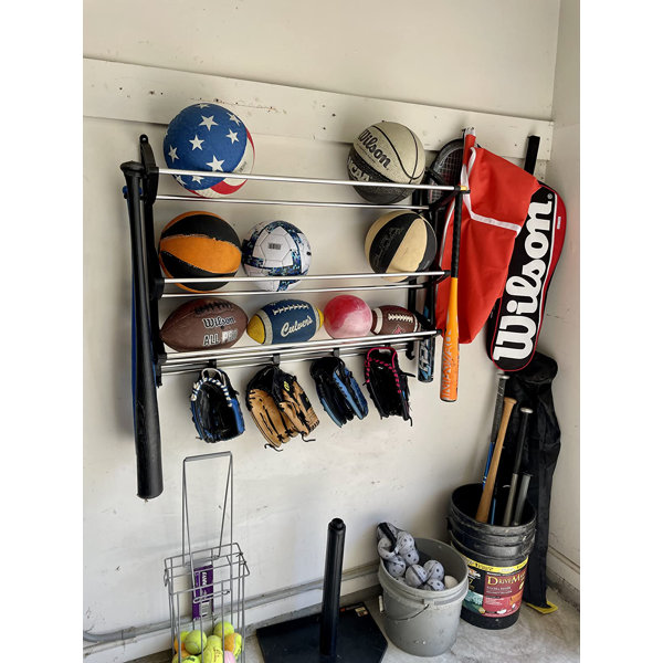 WFX Utility™ Wall Mount Ball Rack,Sports Equipment Storage | Wayfair