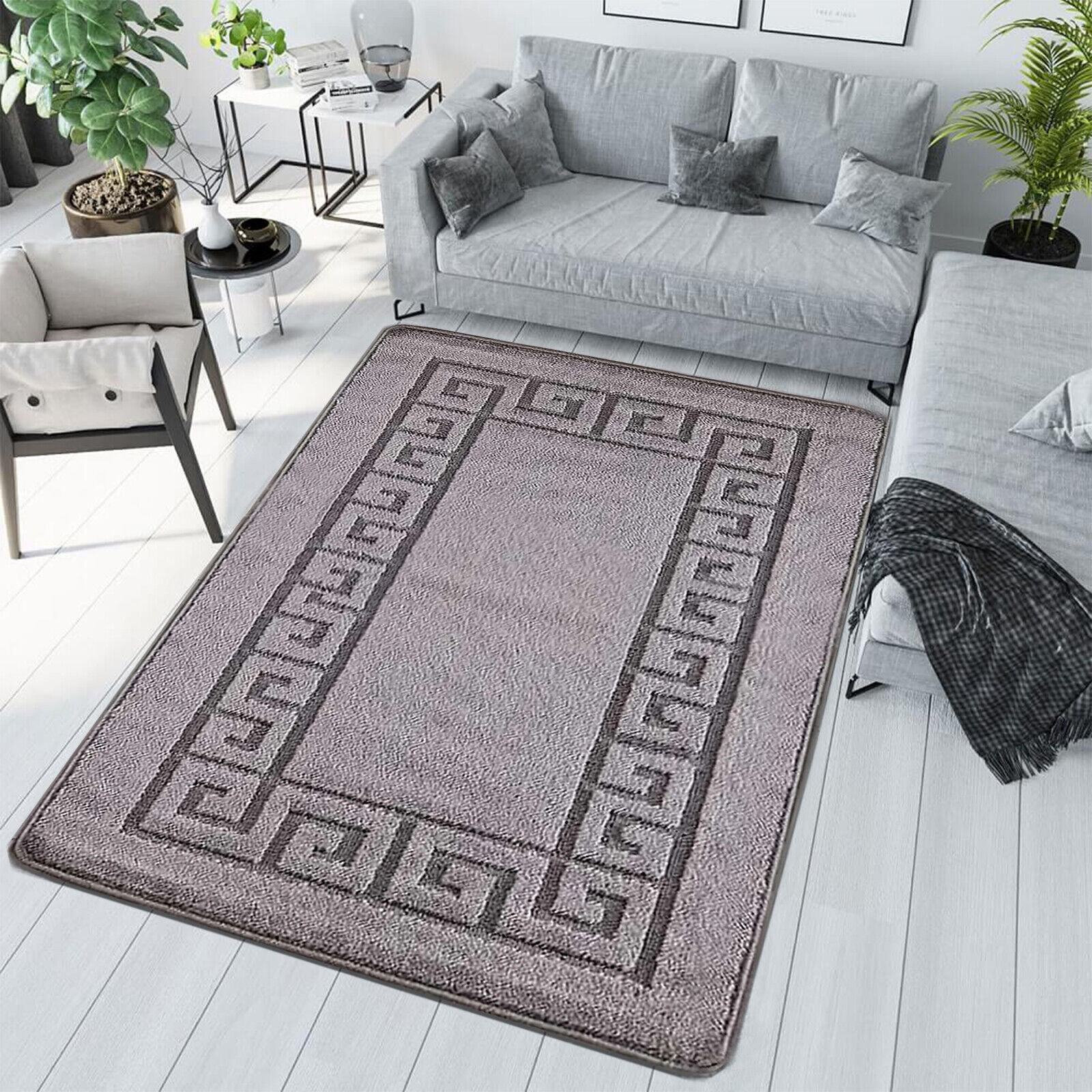 Fairmont Park Tamms Machine Woven Dark Grey Indoor Rug | Wayfair.co.uk