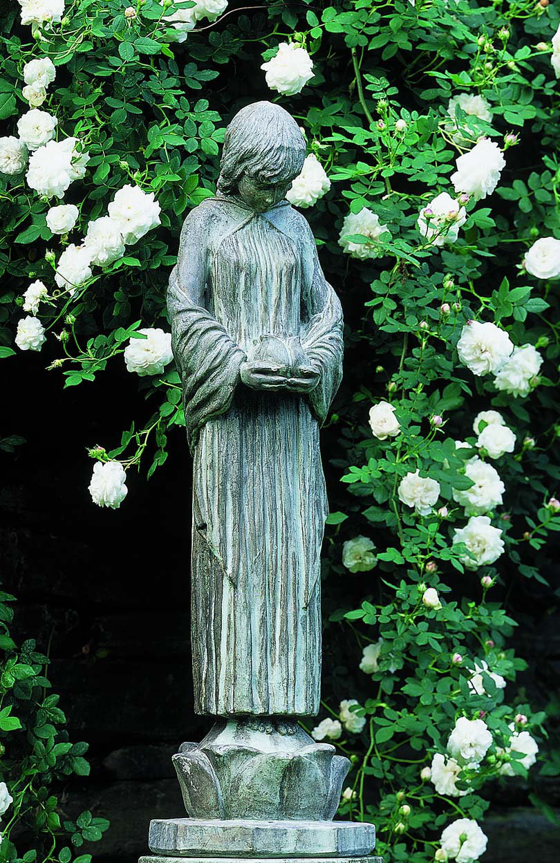 Campania International Wood Nymph Statue & Reviews | Wayfair
