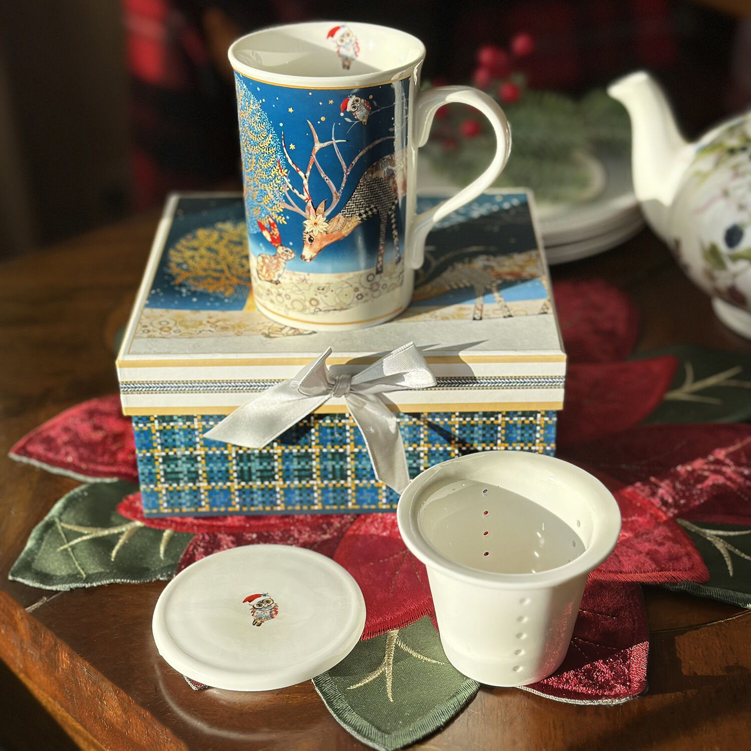 STP-Goods Christmas Fairytale Mug with Filter Cover in Gift Box | Wayfair
