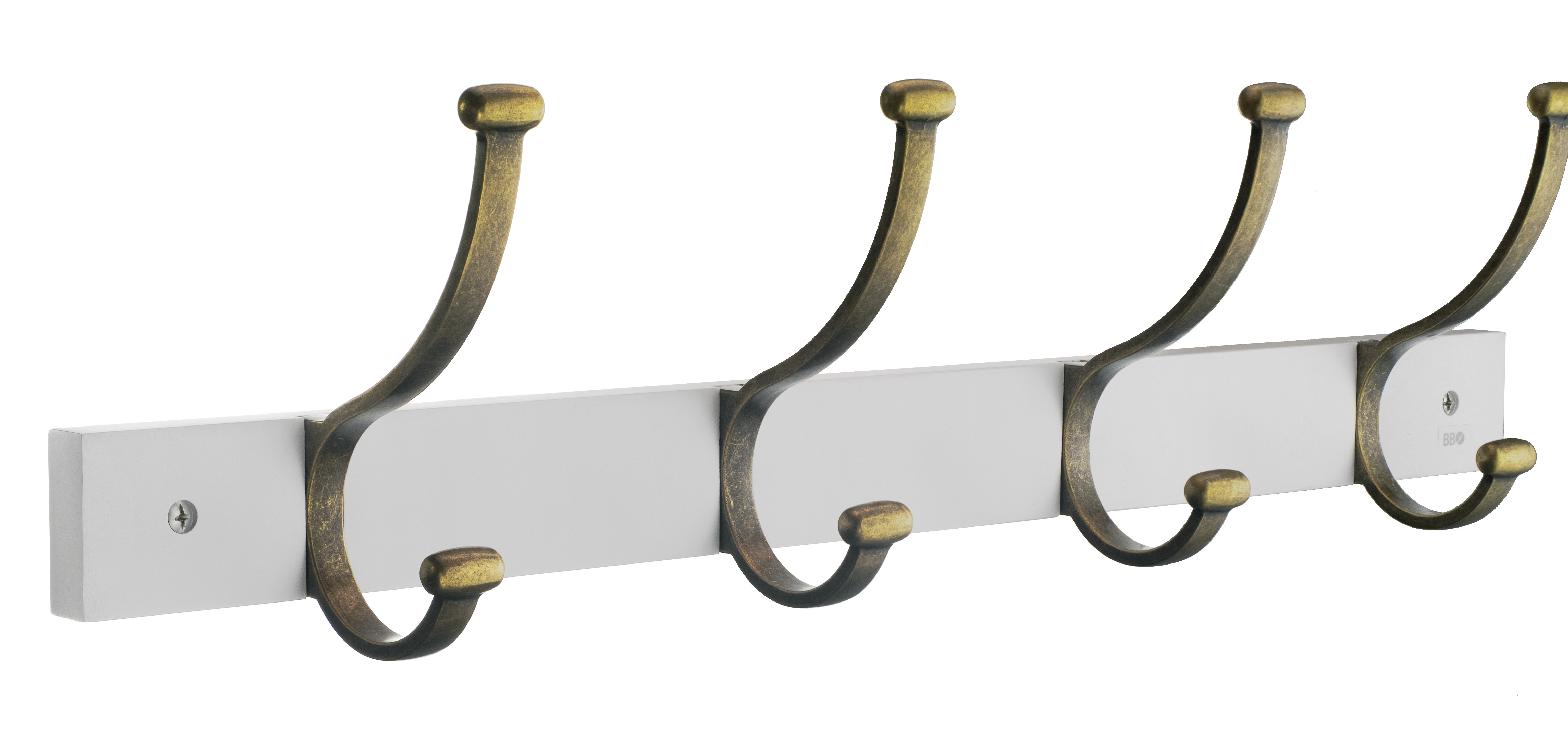 Charlton Home Levi Steel 4 - Hook Wall Mounted Coat Rack & Reviews ...