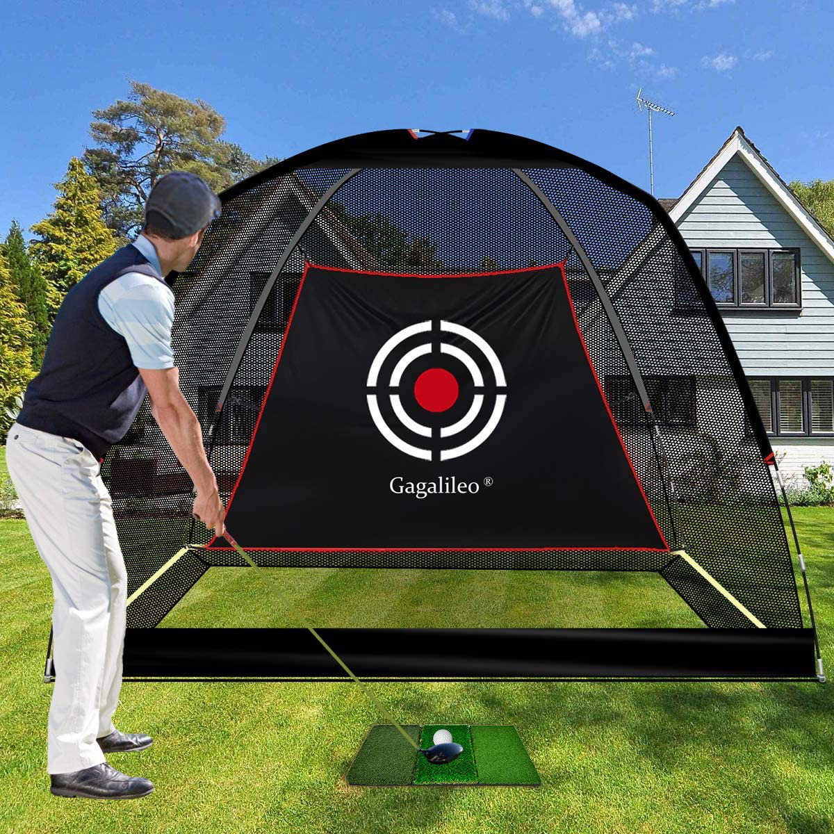 Galileo Golf Practice Hitting Goal/Net | Wayfair
