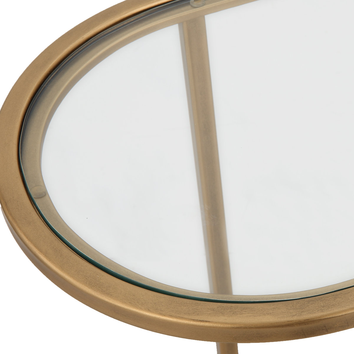 Willa Arlo™ Interiors Lutterworth Glass Frame Nesting Tables & Reviews ...