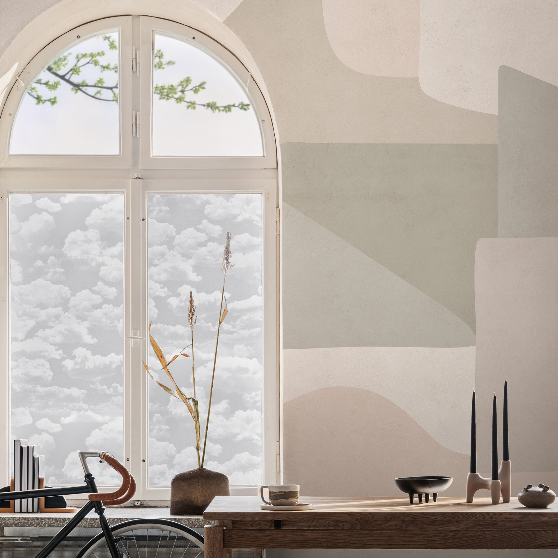 Artscape Salinas Mural Desert Rose Paste The Wall Wallpaper 77.2" X 120 ...