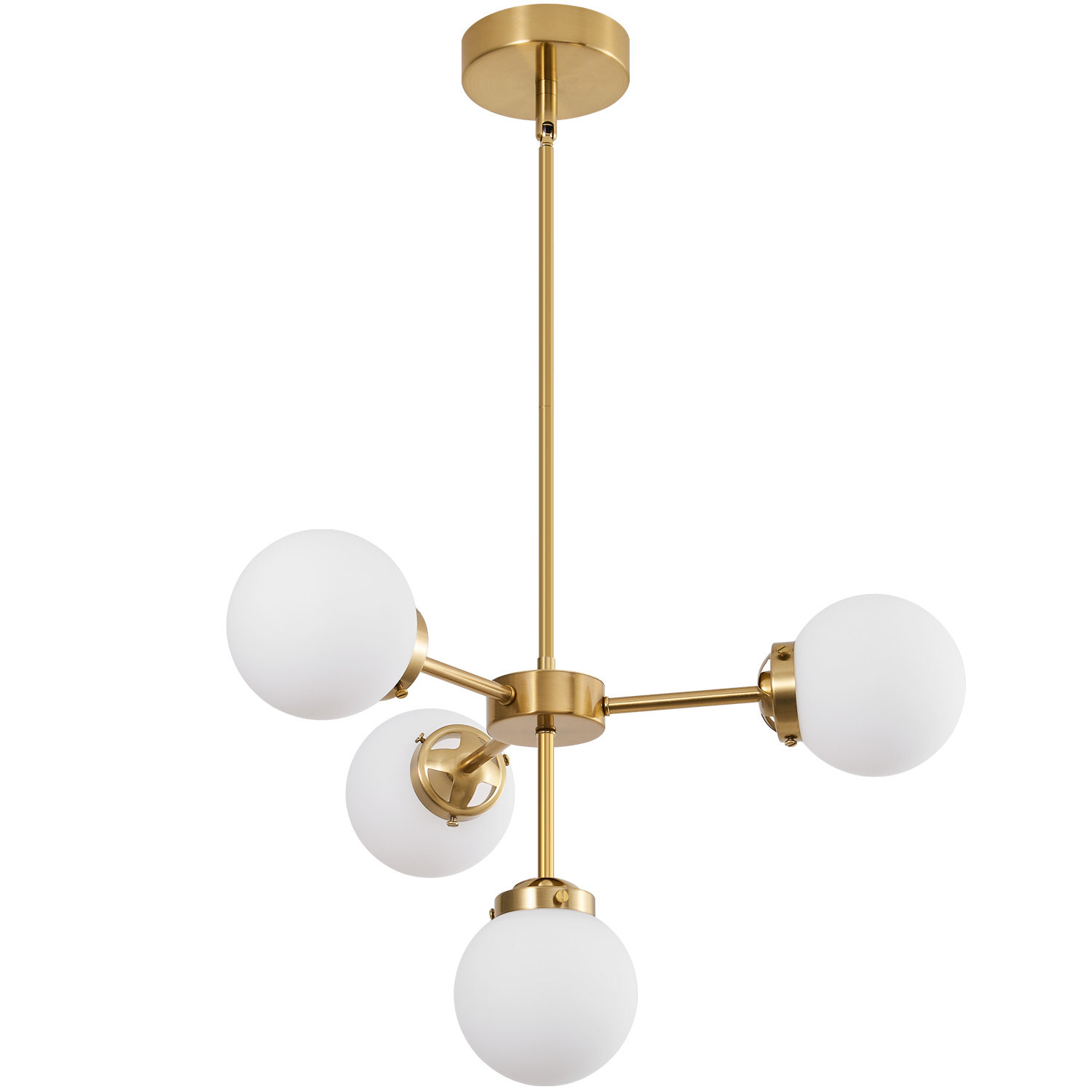 Wrought Studio™ Kalaila 4 - Light Sputnik Globe Chandelier | Wayfair