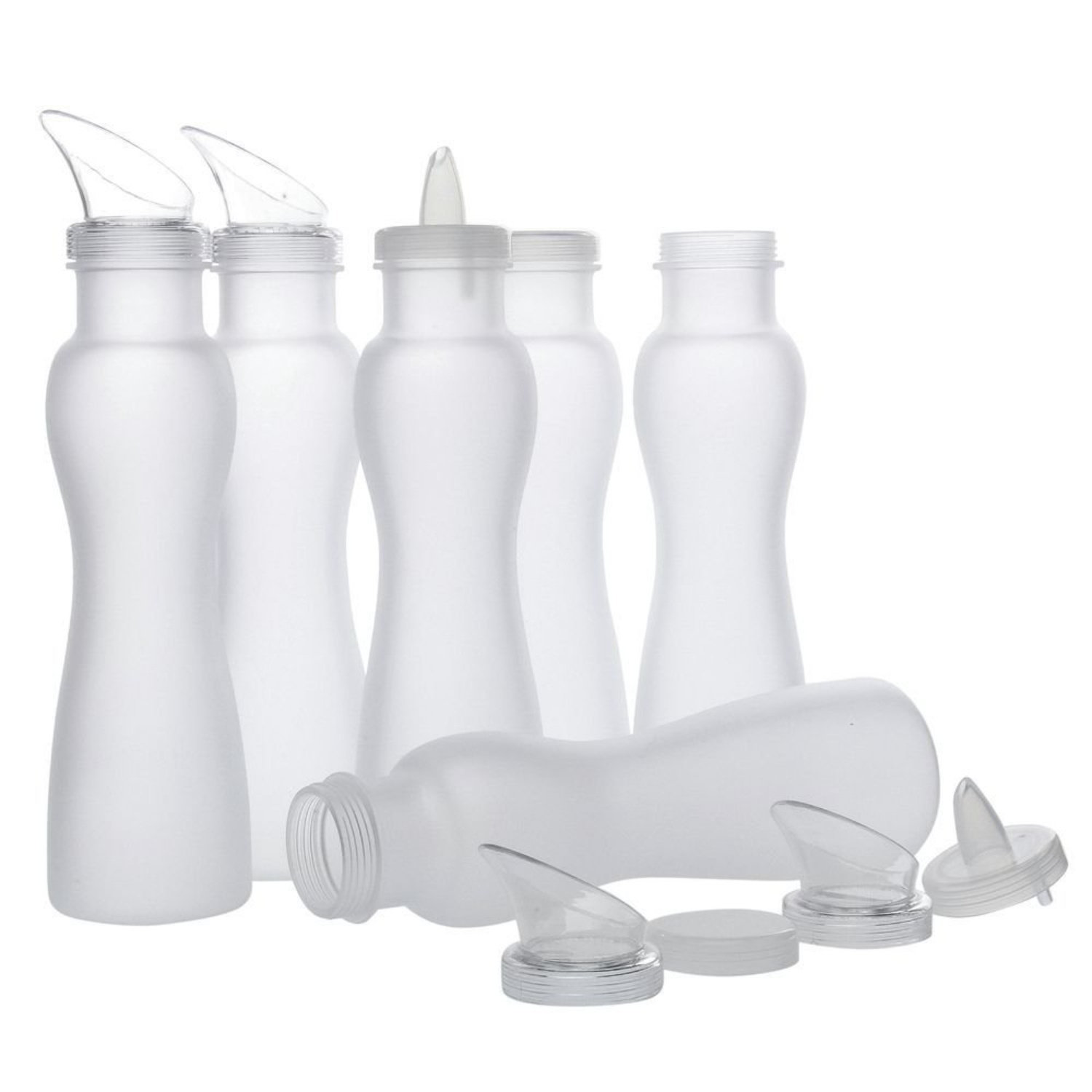 Stack man 32 Oz. Clear Salad Dressing Bottles With (24) Lids - Wayfair ...
