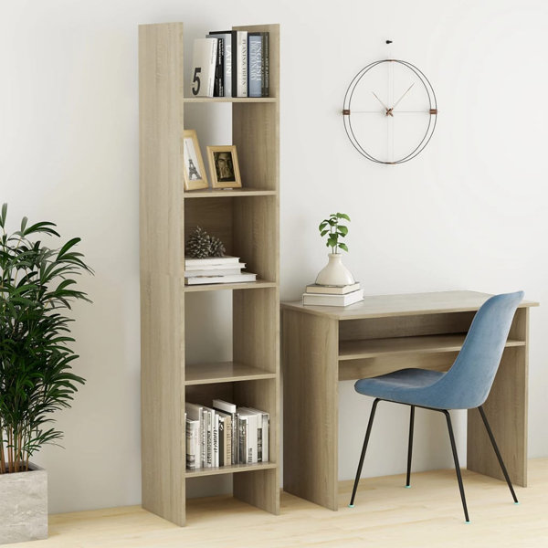 Latitude Run® Bookshelf Wall Book Rack Book Cabinet Standing Shelves ...