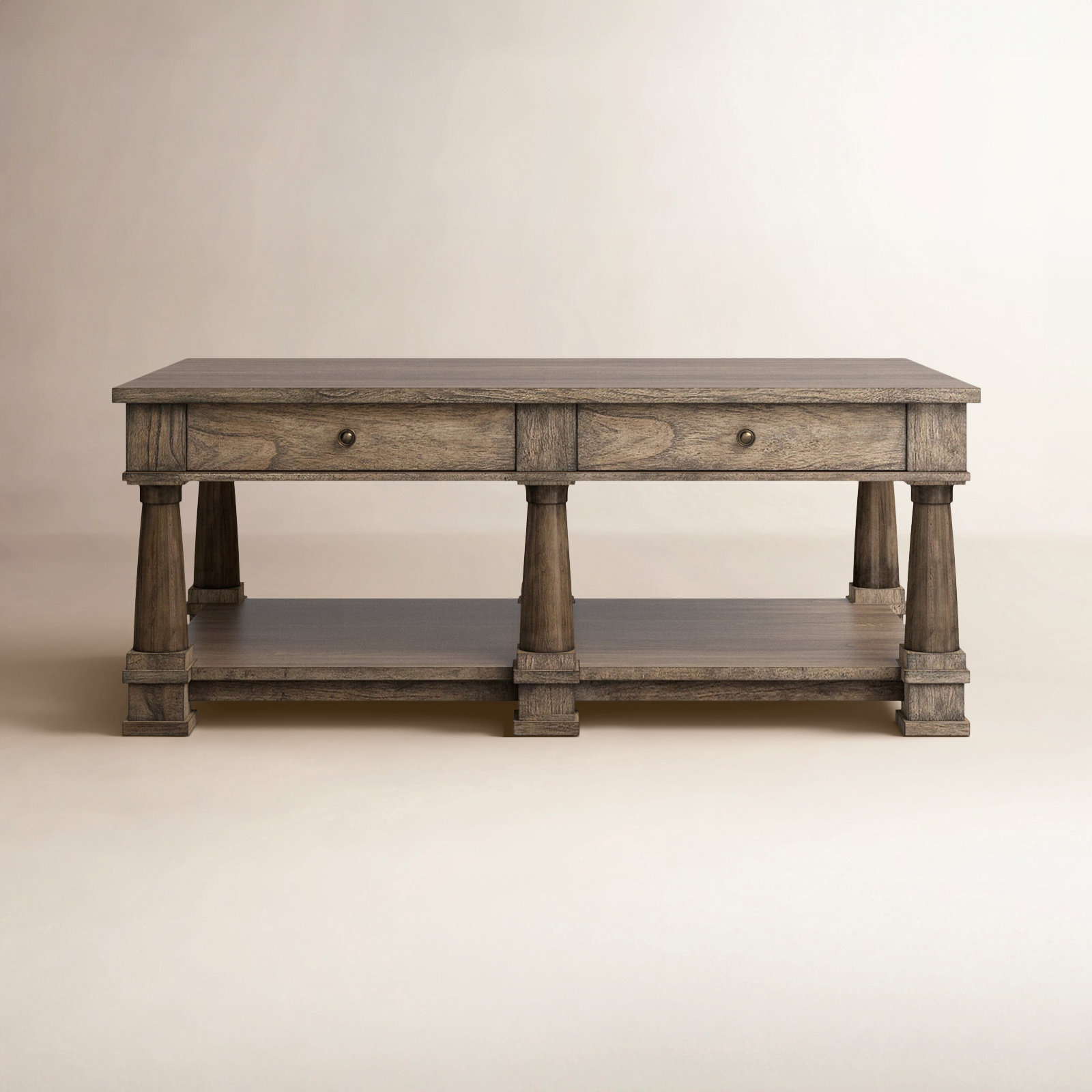 Birch Lane™ Stephens 4 Legs Coffee Table with Storage & Reviews | Wayfair
