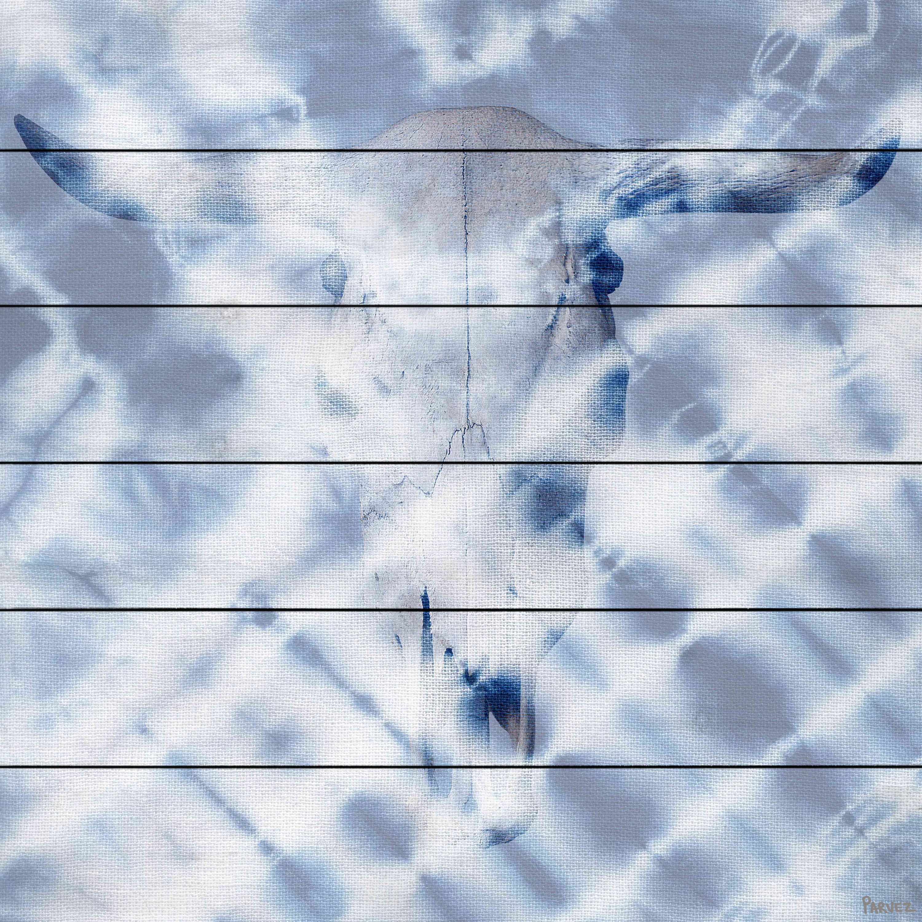 Parvez Taj 'Spotlights' by Parvez Taj Painting Print on White Wood ...