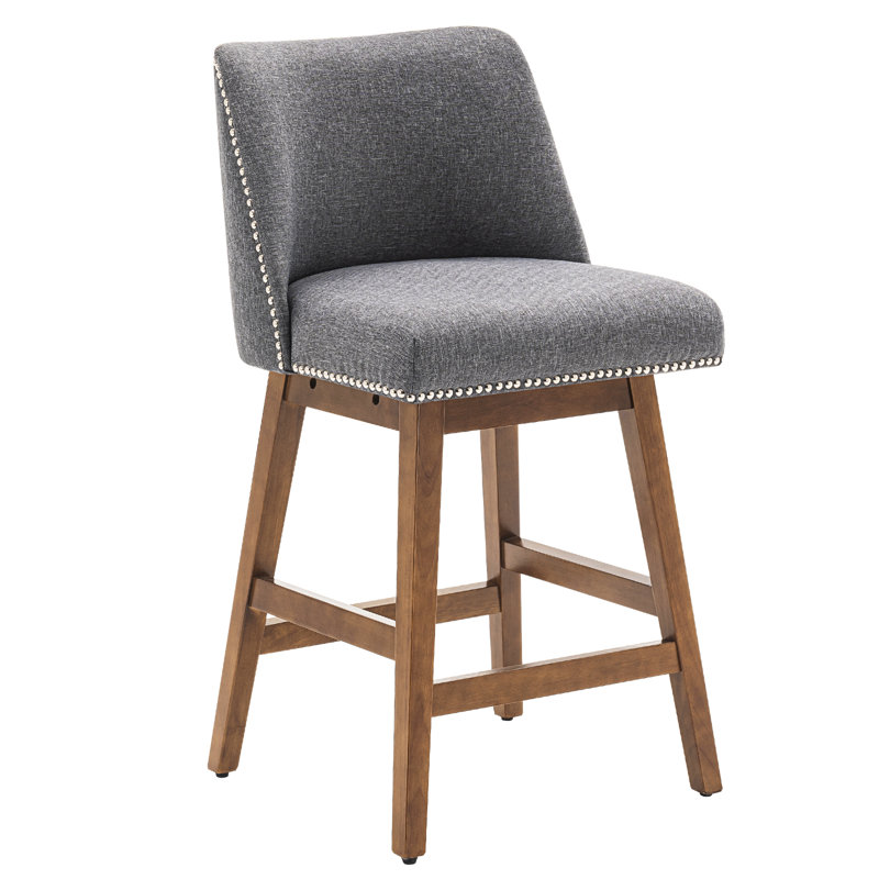 Red Barrel Studio® Addalynn 26'' Swivel Counter Stool & Reviews | Wayfair