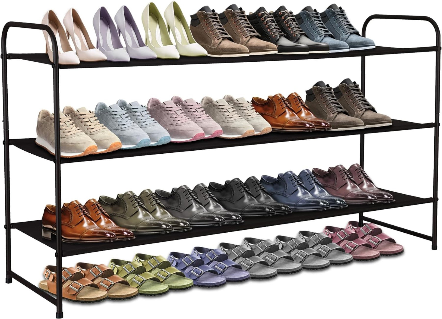Rebrilliant 24 Pair Shoe Rack - Wayfair Canada