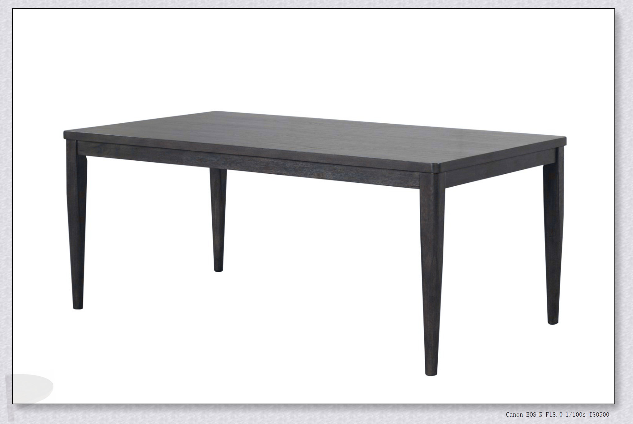 Latitude Run® Modern Dark Walnut Dining Table For Elegant And Durable ...