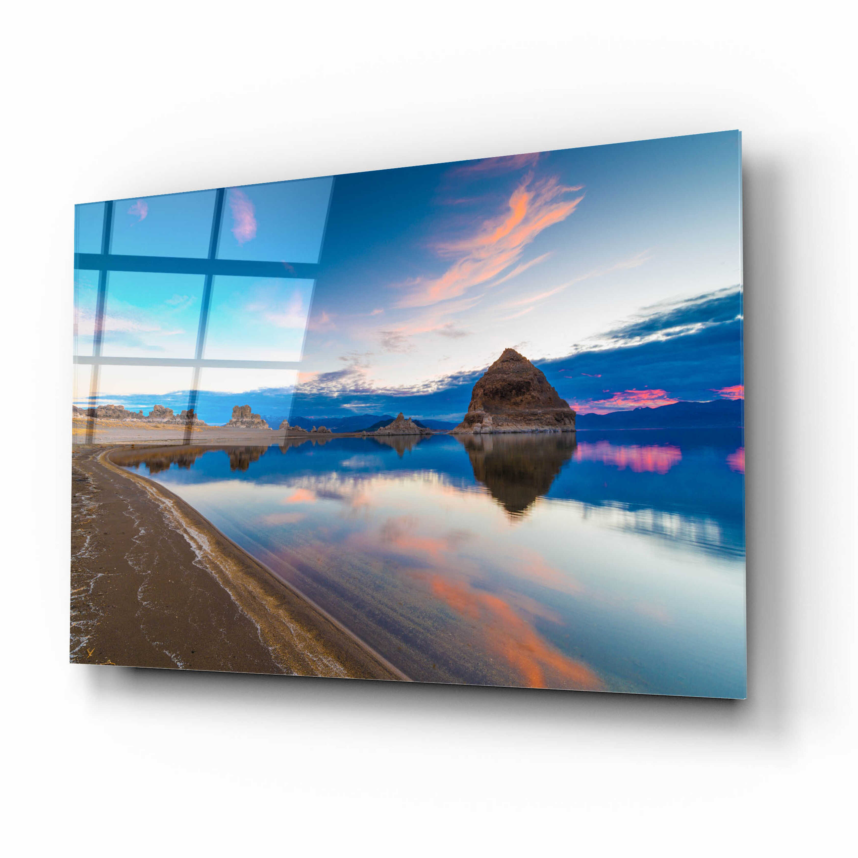 Dovecove 'Pyramid Lake Nevada 4' By Edin Chavez, Acrylic Glass Wall Art ...