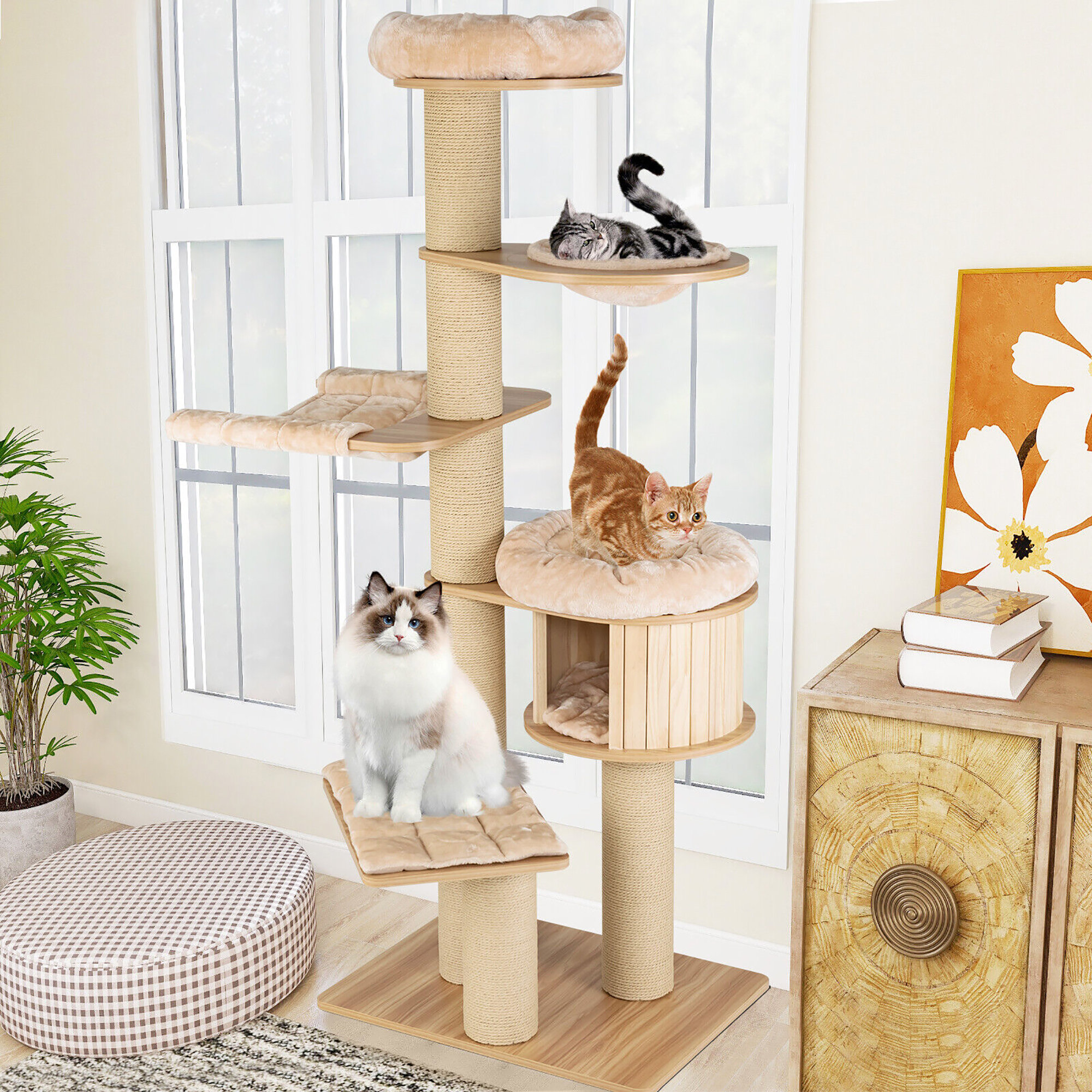 Archie & Oscar™ Emsworth 75" Cat Tree | Wayfair