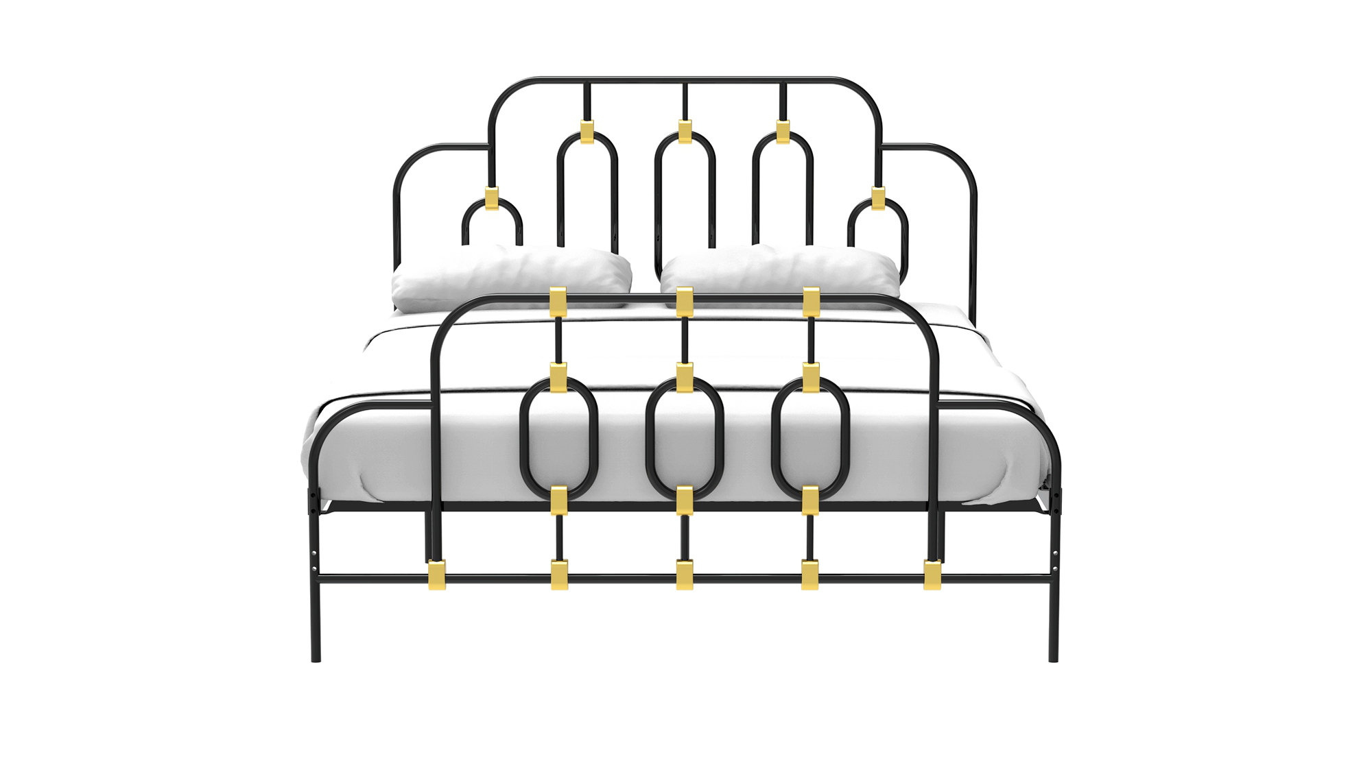 Mercer41 Devontra Metal Open-Frame Bed | Wayfair