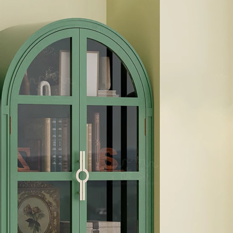 Joy Reading Arched Green Standard Bookcase | Wayfair