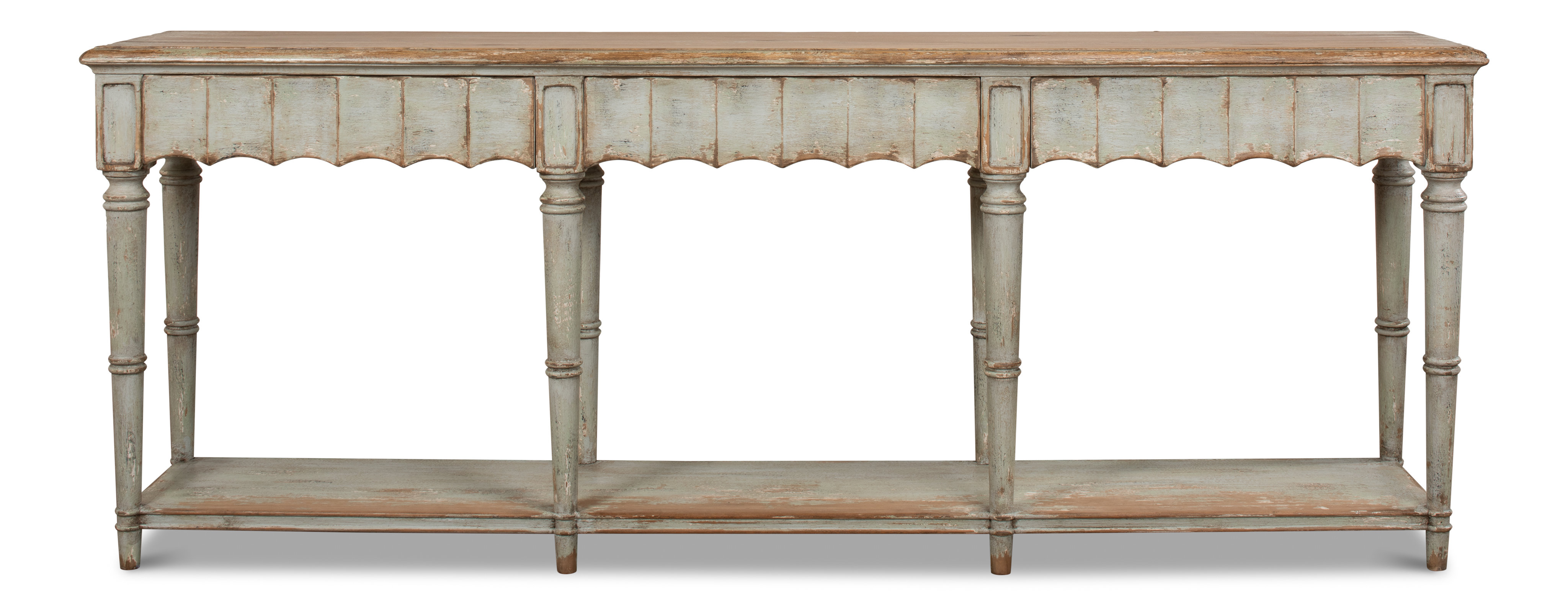 Sarreid Ltd Chantal 93" Solid Wood Console Table | Wayfair