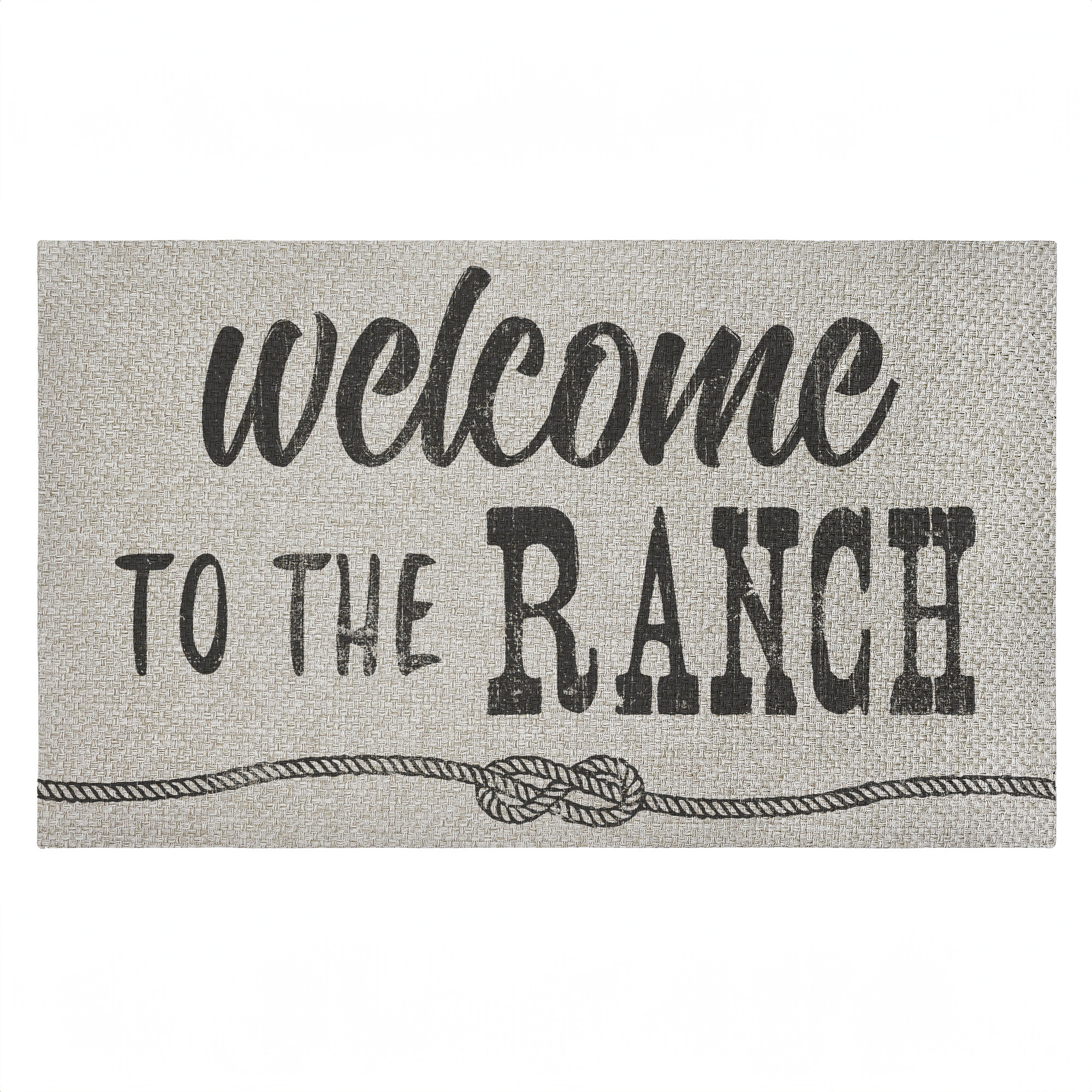 Breakwater Bay Welcome To Ranch Entry Outdoor Door Mat, design by CAD ...