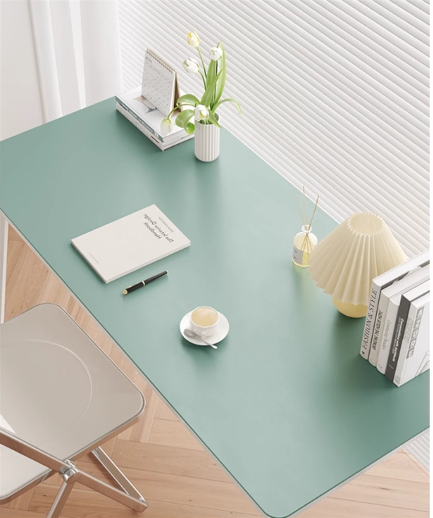 Inbox Zero Marelys Leather / Faux Leather Desk Pad | Wayfair