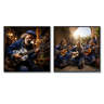 Lark Manor™ Judaism Sephardic Guitar Player - Judaism Square Collage ...