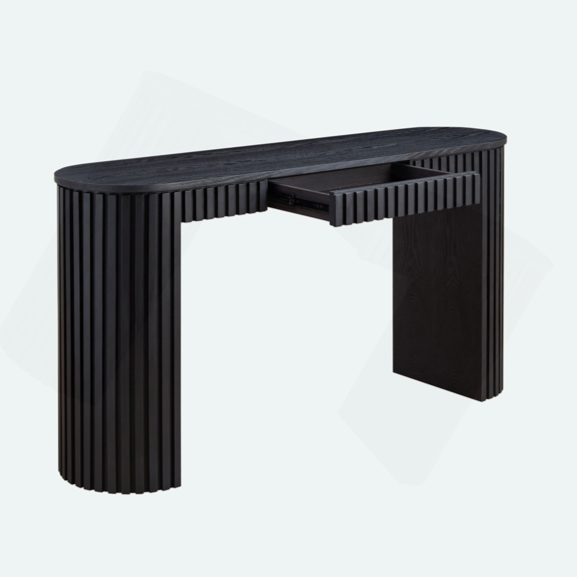 Hokku Designs Modern Console Table With Drawer For Entryway With Unique ...