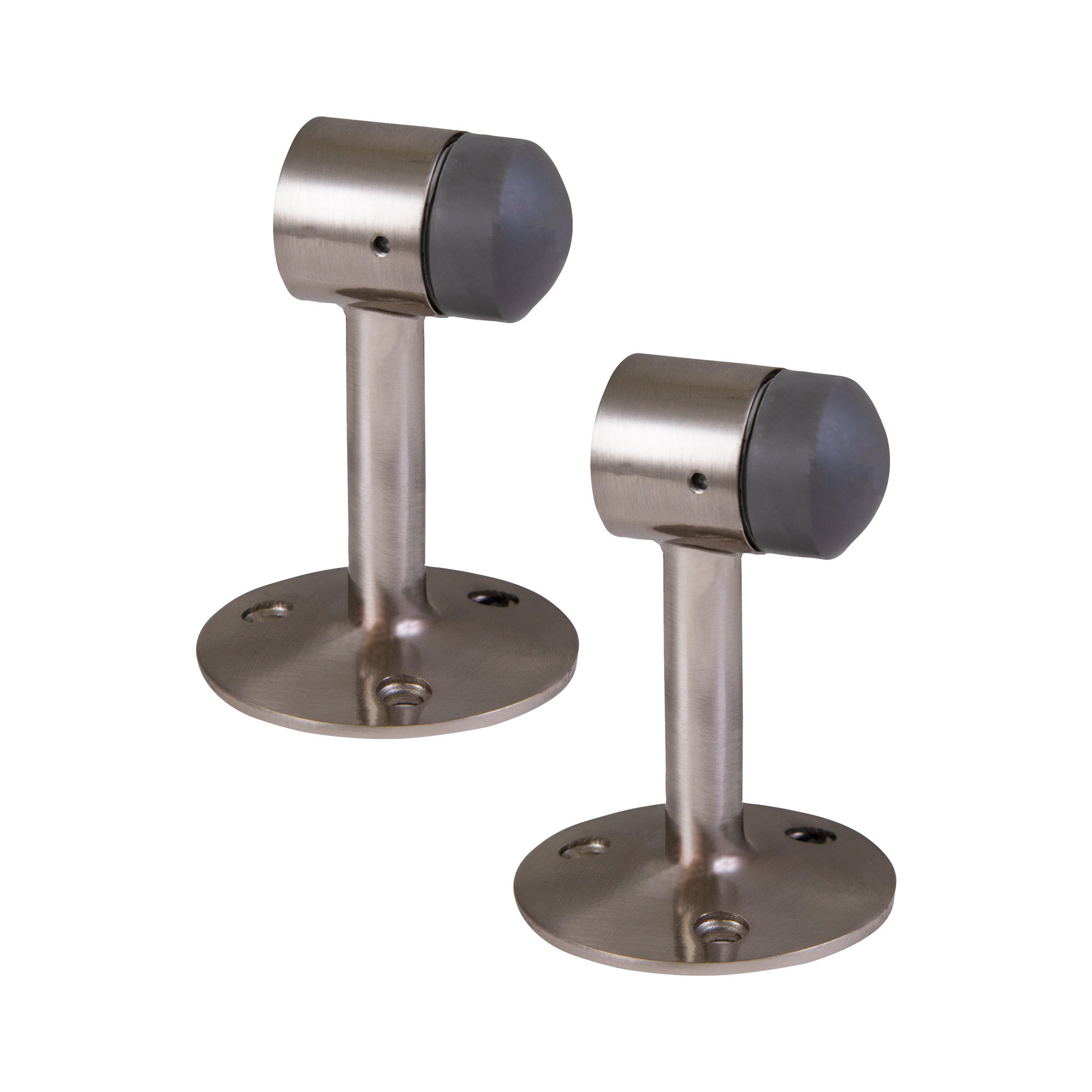 Design House Gooseneck Door Stop Wall Protector with Rubber Tip Door ...