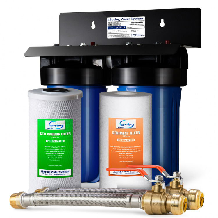 iSpring Water Systems iSpring WGB21B 2-Stage Whole House Water ...