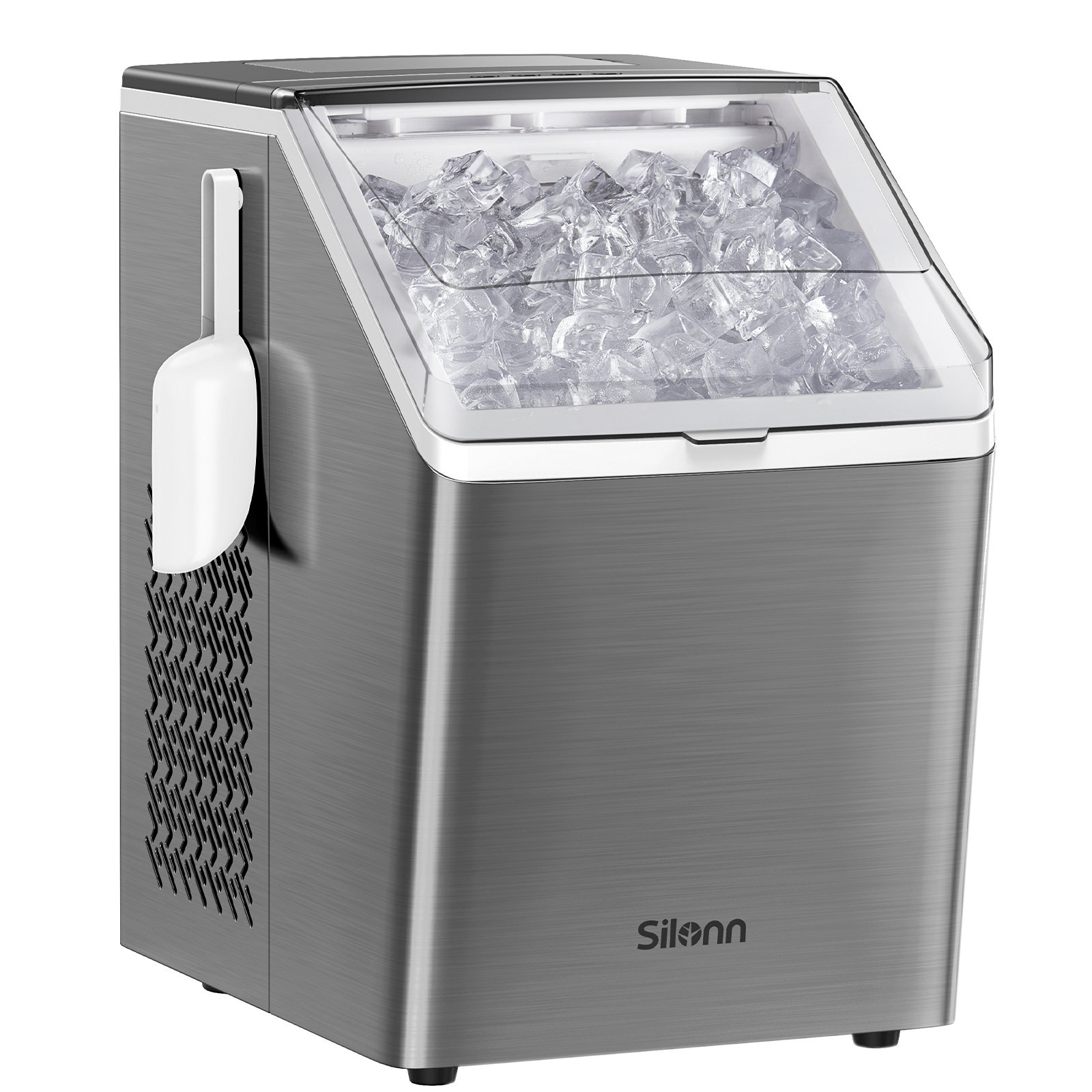 Furnimics Ice Maker Countertop 44 Lbs Daily Output, Customizable Ice ...