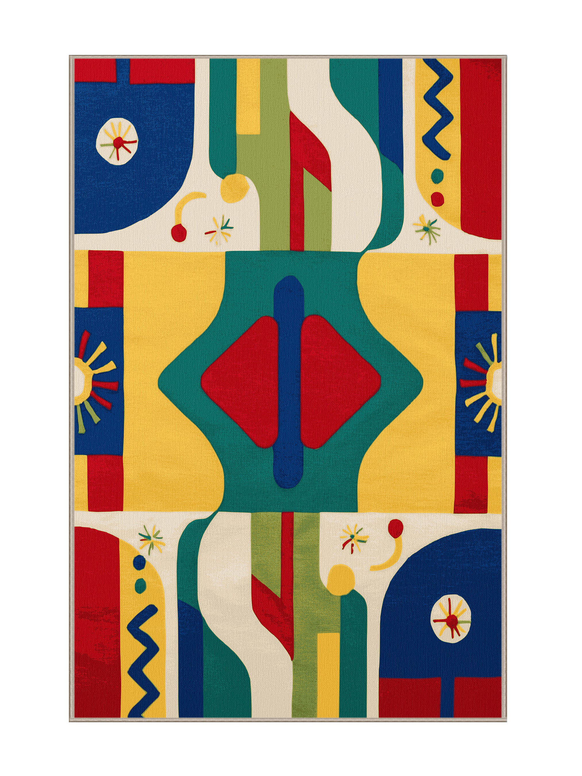 Wrought Studio™ Quirky Swing Rug | Wayfair