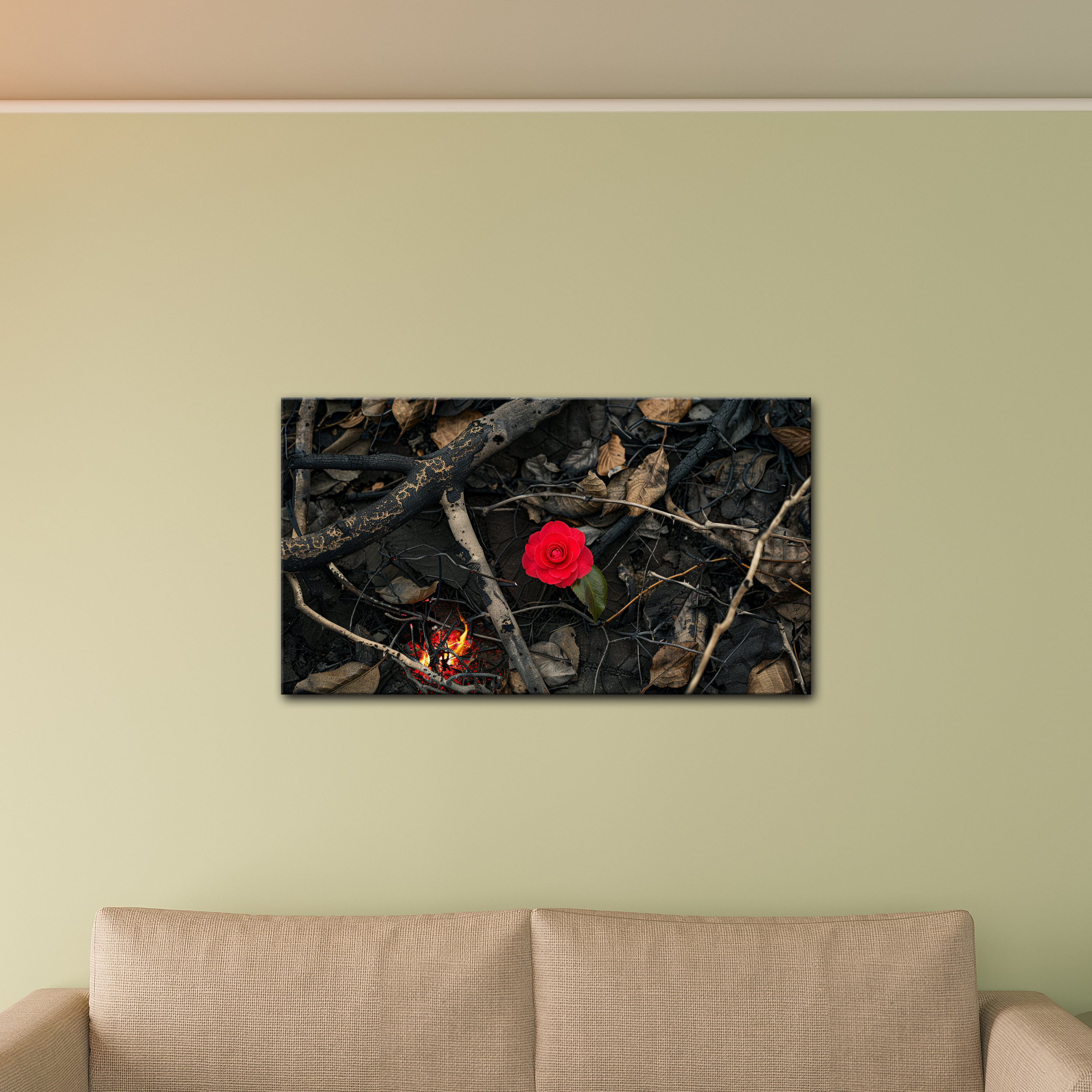 Ebern Designs Embertrace Camellia? by Genie's Poems - Print Wall Art Work Home Decor | Wayfair