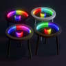 Ivy Bronx Coffee Table With Round Led Infinity Mirror & Reviews | Wayfair