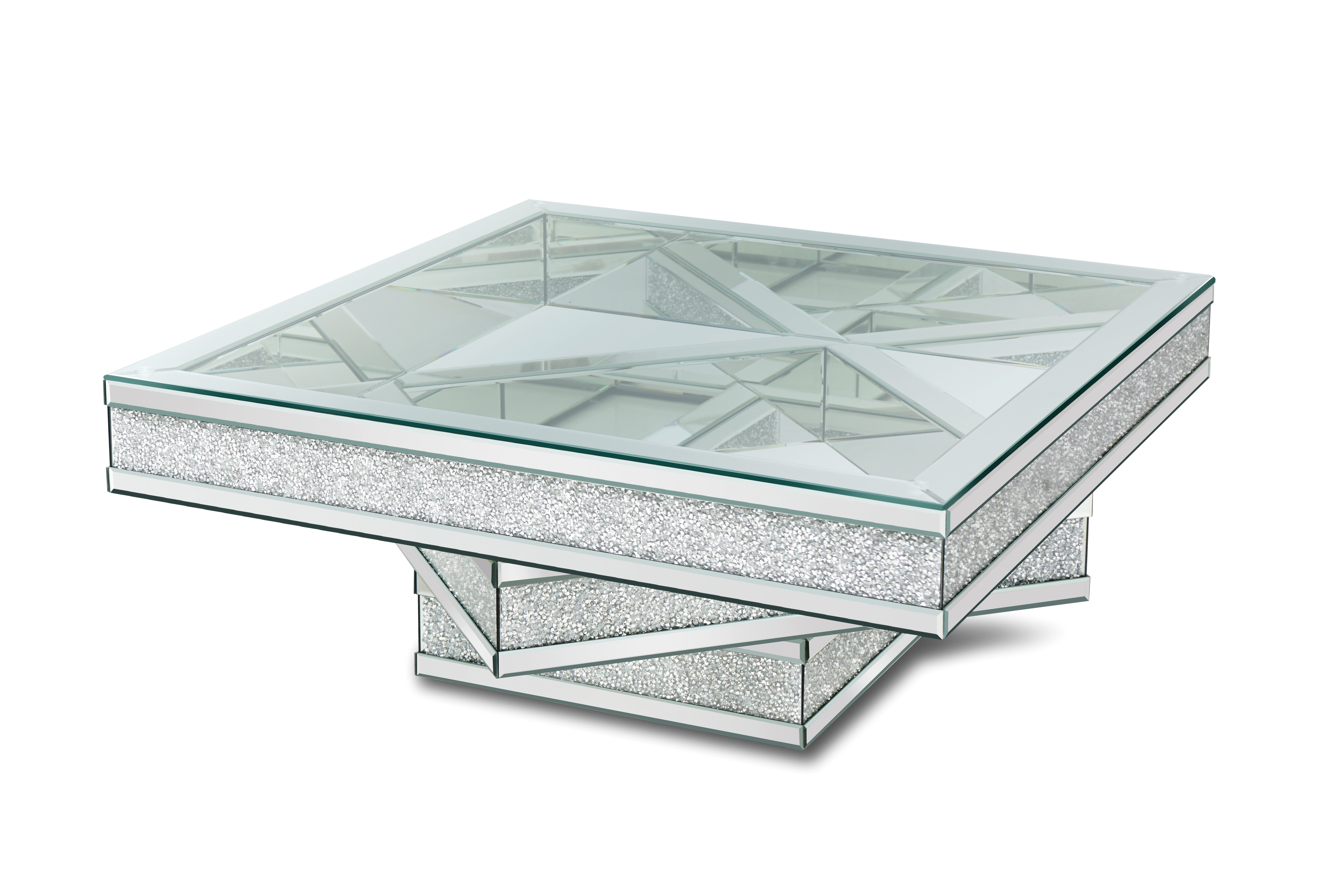 clear coffee table square