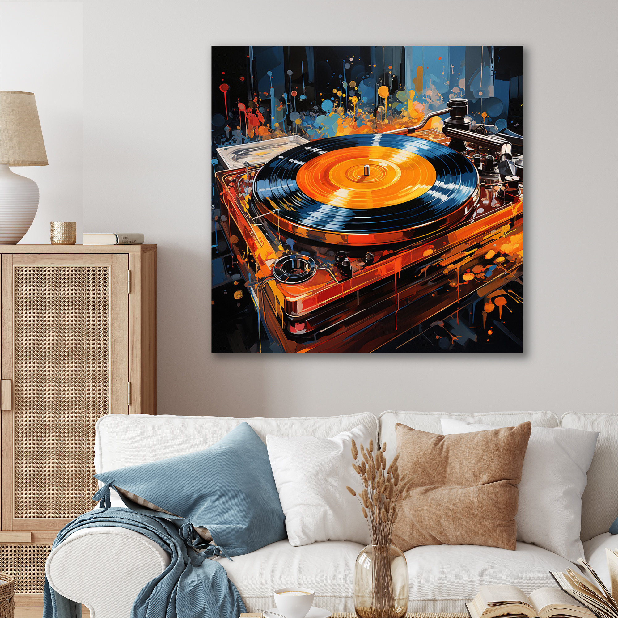 Winston Porter Vinyl Record Rhythm Resonance I On Canvas Print | Wayfair