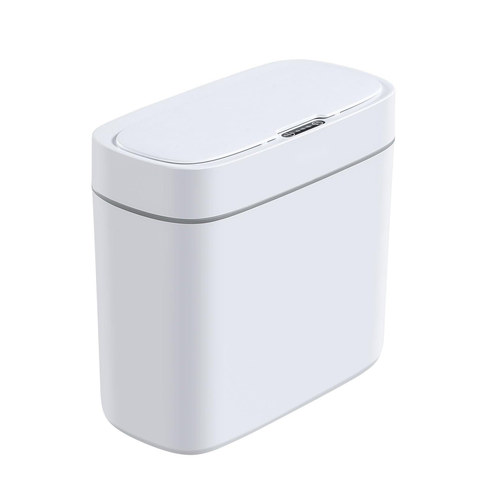 ColorLife Bathroom Trash Can,3 Gallon Waterproof Automatic Small ...