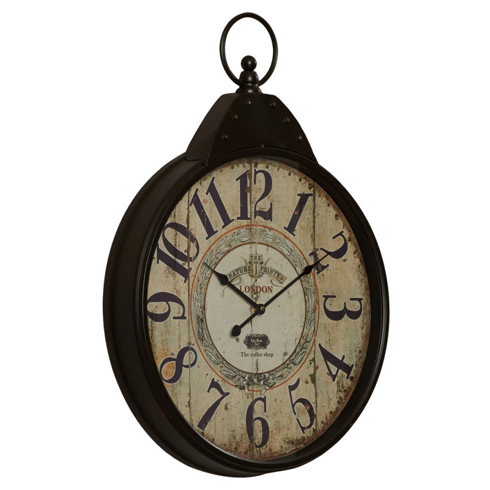 Steelside™ Theo Metal Wall Clock & Reviews - Wayfair Canada