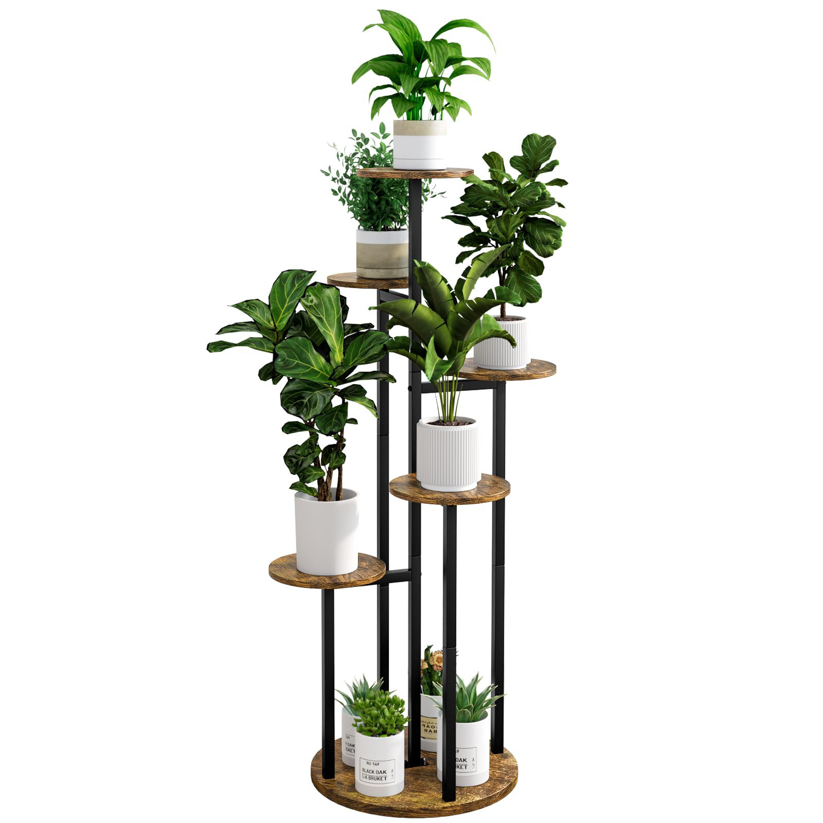 George Oliver 6 Tier 9 Potted Multiple Flower Pot | Wayfair