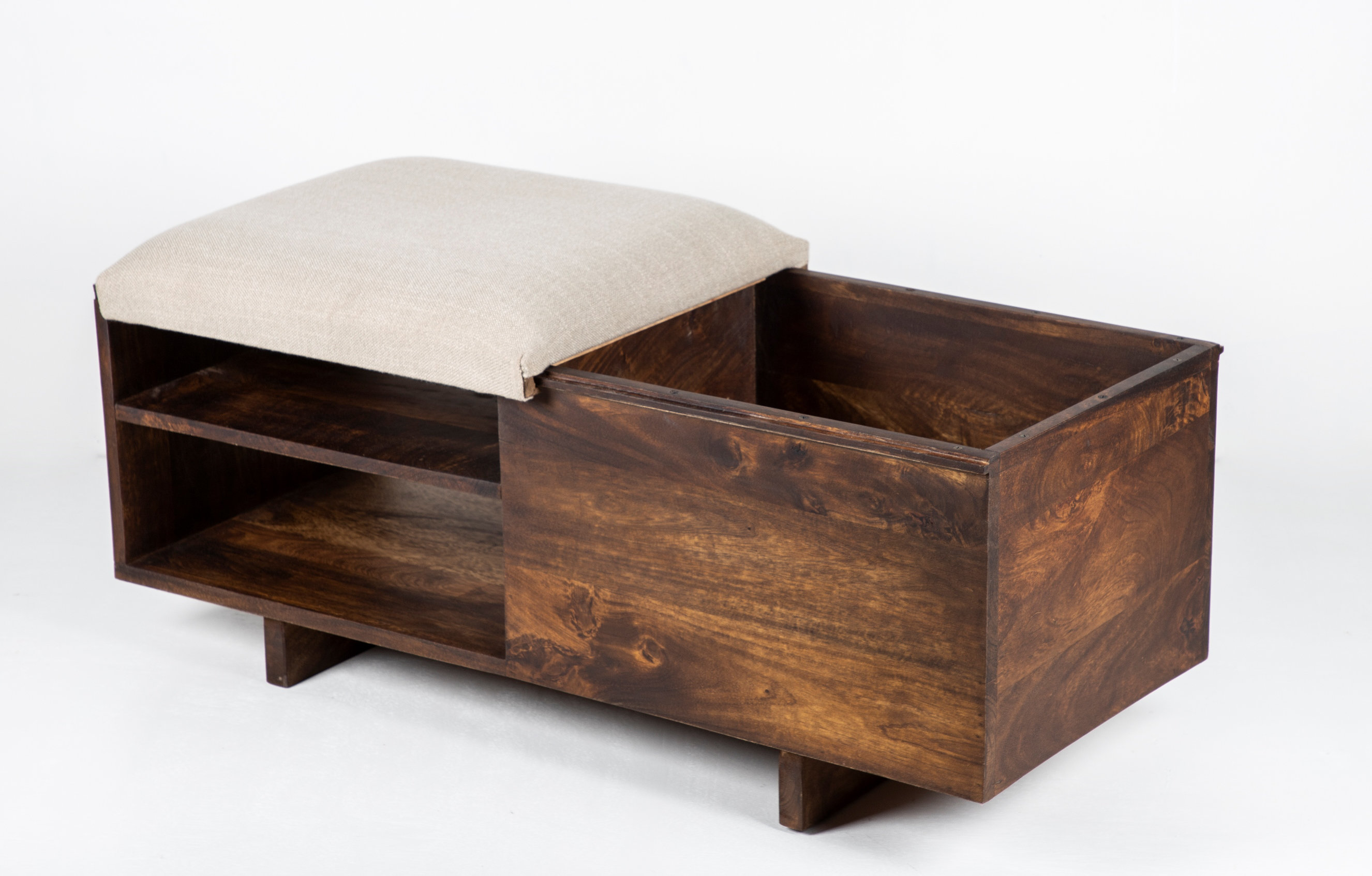 Latitude Run® Merrina Solid Wood Storage Bench | Wayfair