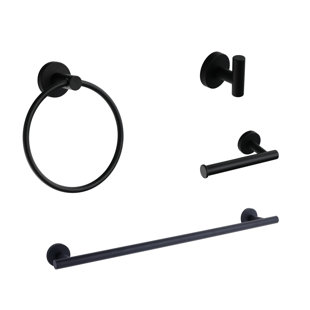 Matte Black Bathroom Hardware Sets You'll Love | Wayfair